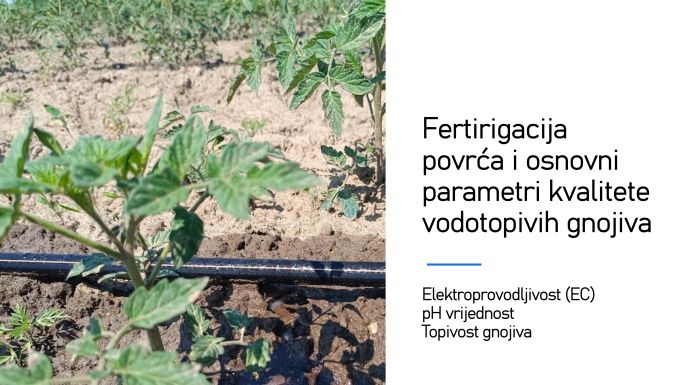 Fertirigacija povrća i osnovni parametri kvalitete vodotopivih gnojiva ...